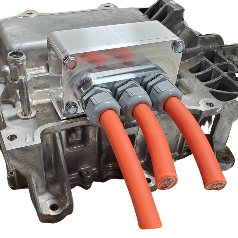 2013-2024 Nissan Leaf (EM57) Remote Mount Inverter Full HV Wiring Kit ...
